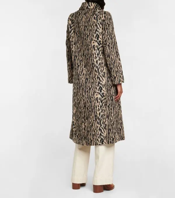 Rixo Milly Leopard-print Coat