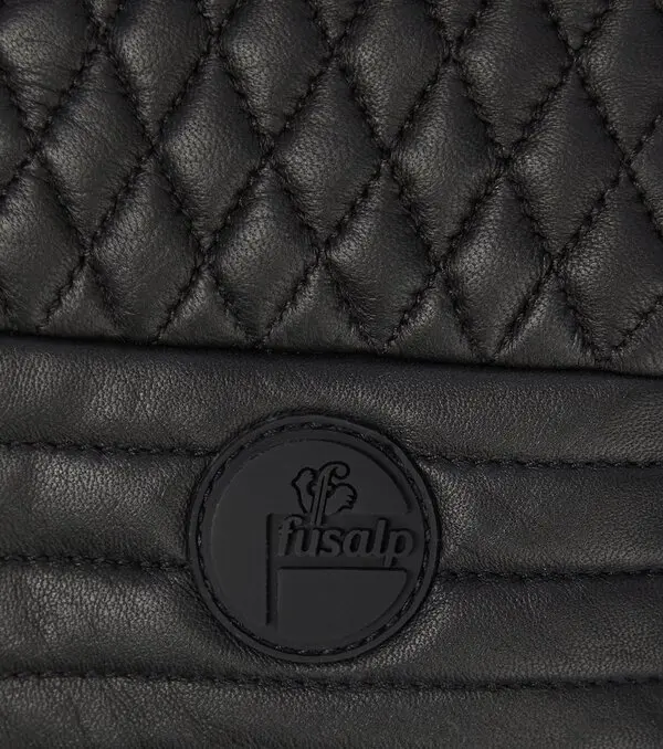 Fusalp Athena Quilted Leather Gloves
