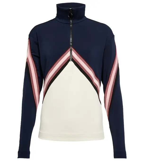 Victoria Beckham Chevron Track Top - Blue