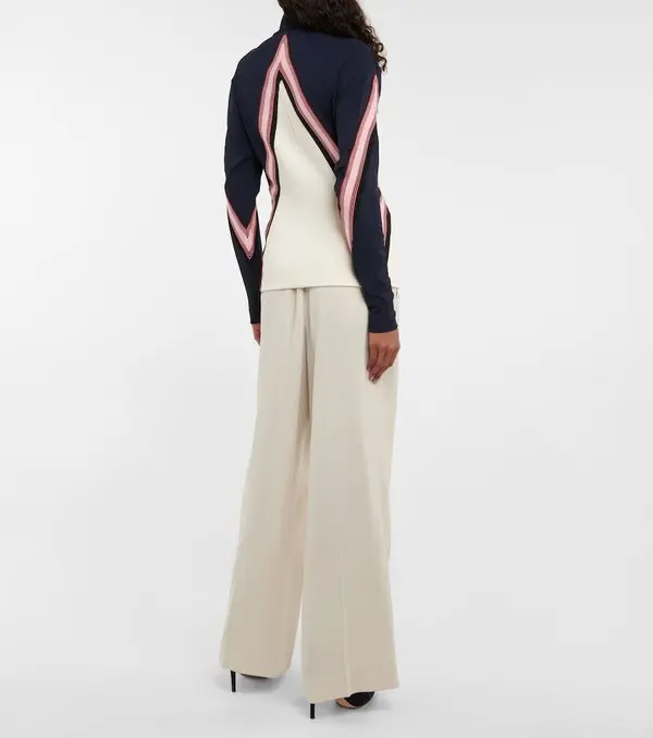 Victoria Beckham Chevron Track Top