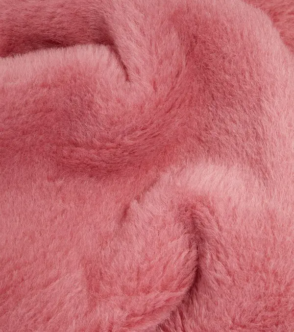 Max Mara Full Alpaca Wool-blend Teddy Scarf