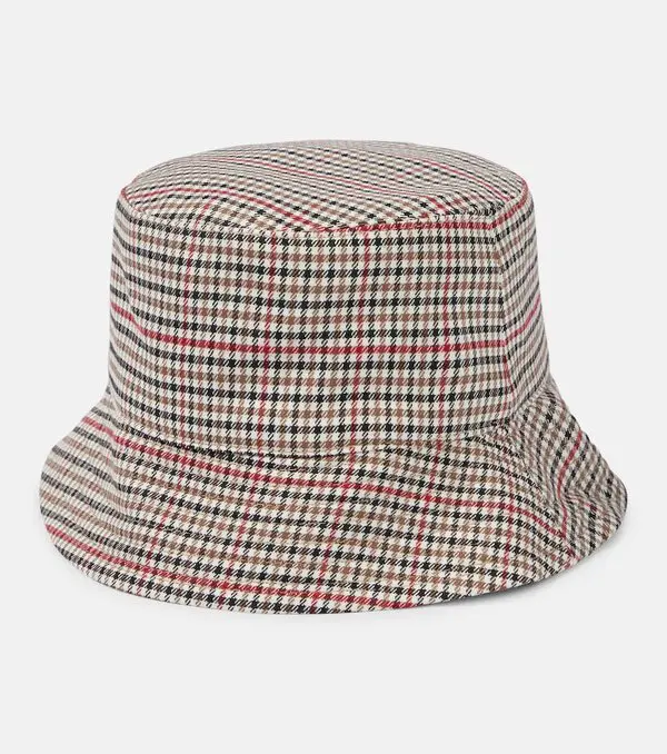 Ruslan Baginskiy Checked Bucket Hat