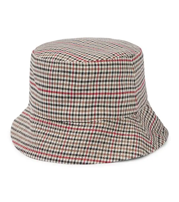 Ruslan Baginskiy Checked Bucket Hat
