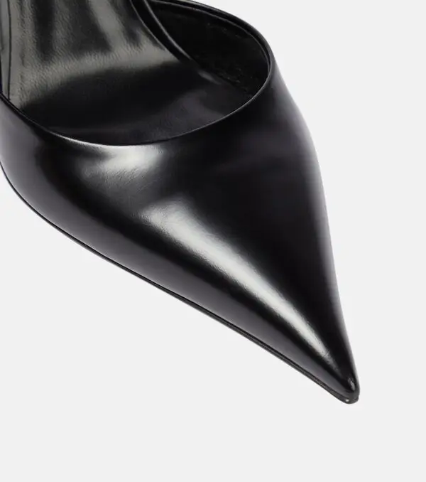 Versace Pin-point Leather Pumps