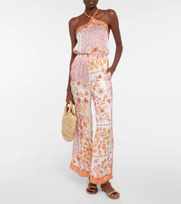 Poupette St Barth Isabelle Printed Jumpsuit - Multicoloured