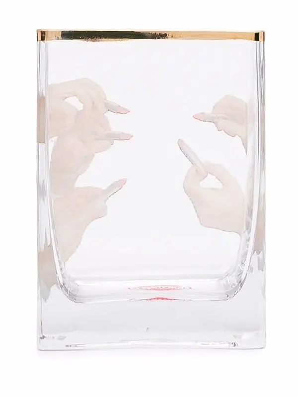 SELETTI Toilet Paper Glass Vase