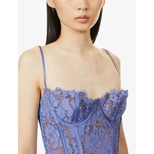 lala lavender lace mini dress Clothing : Mini Dresses : 'Lala' Lavender Lace Mini Dress