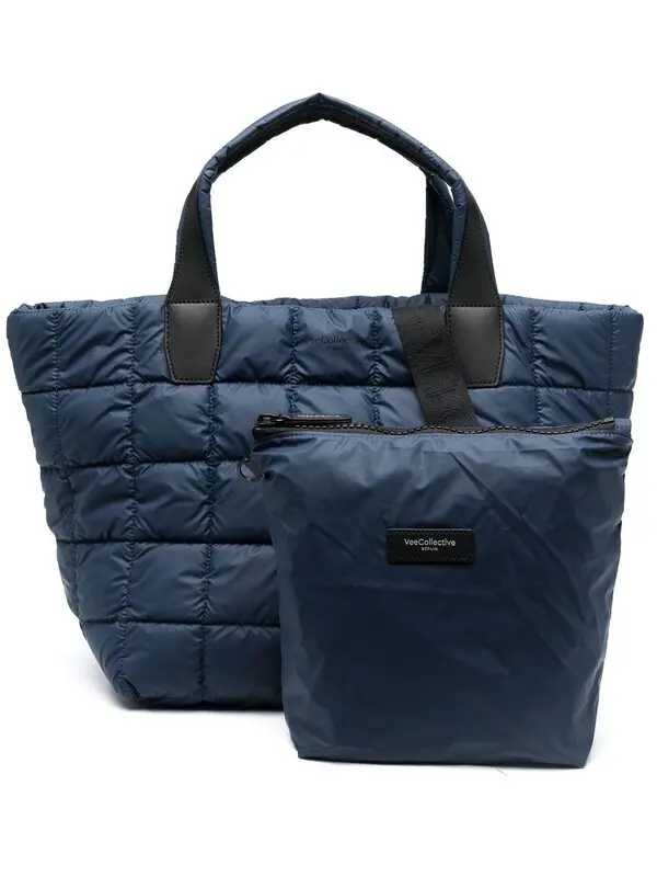 VEECOLLECTIVE Padded Tote Bag - Blue