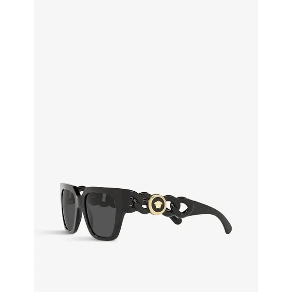 Versace Ve4409 Phantos Sunglasses - Black