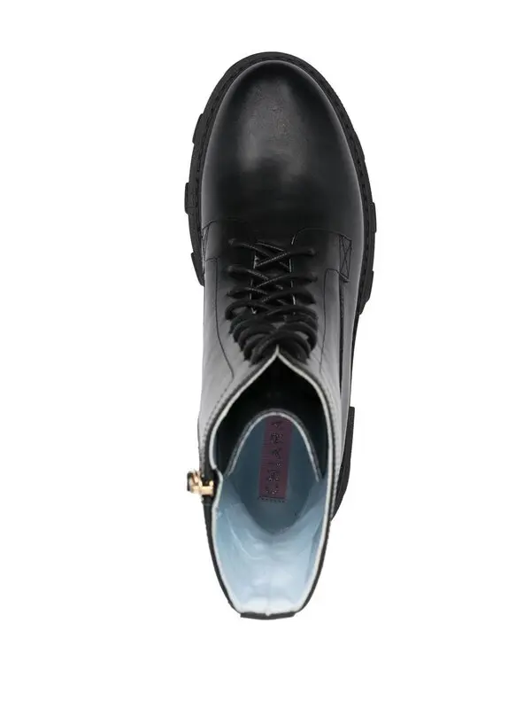 CHIARA FERRAGNI Leather Lace-up Boots