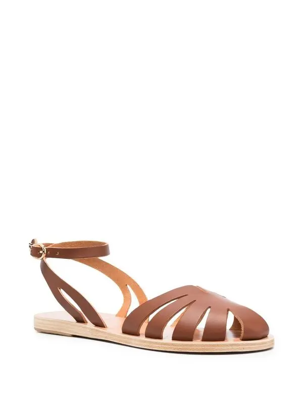 ANCIENT GREEK SANDALS Aella Flat Sandals - Brown