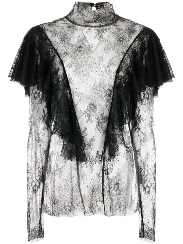 Philosophy Di Lorenzo Serafini Ruffled Lace Top