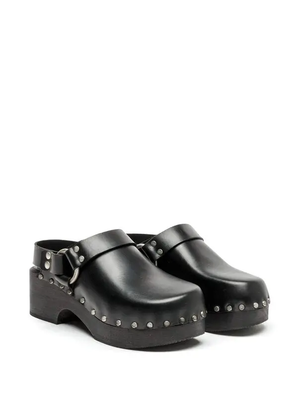 RE/DONE 70's Stud-embellished Mules