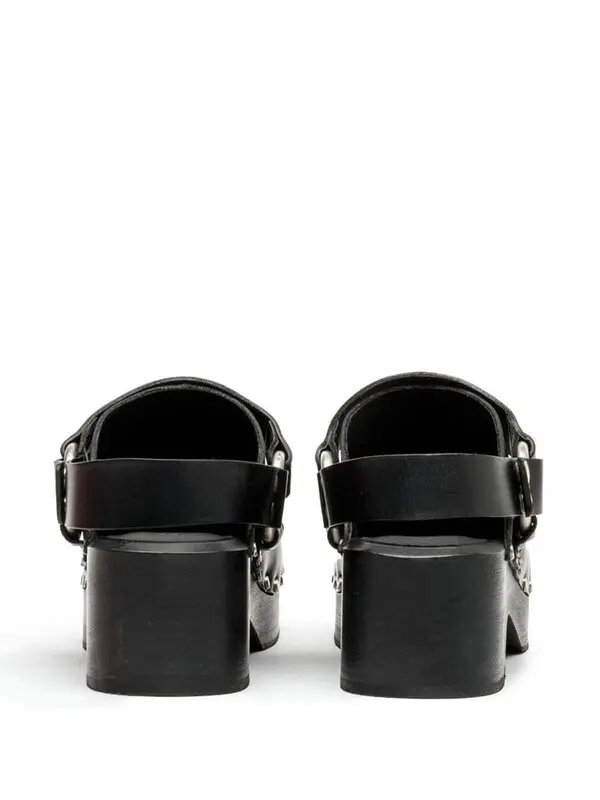RE/DONE 70's Stud-embellished Mules