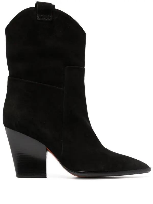 Santoni Western 90mm Ankle Boots