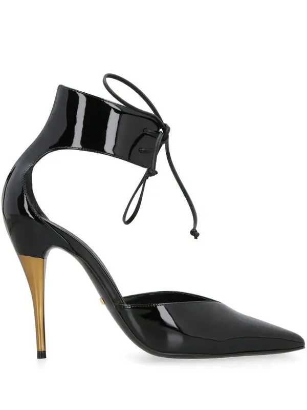 Gucci 105mm Patent Leather Pumps