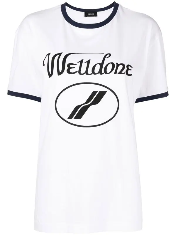 We11Done Logo-print Crew-neck T-shirt