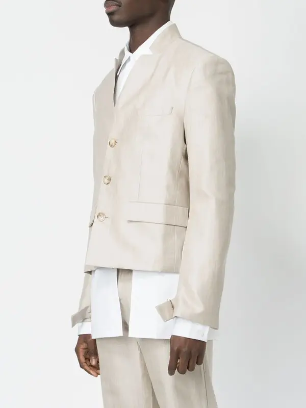 DELADA Cropped V-neck Blazer