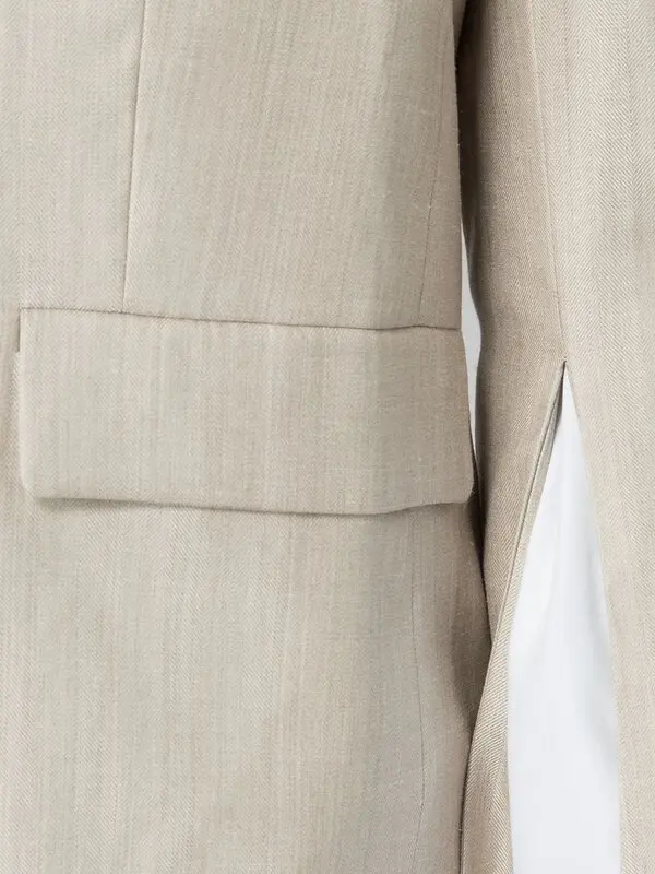 DELADA Cropped V-neck Blazer