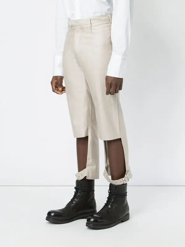 DELADA Cut-out Belted Trousers