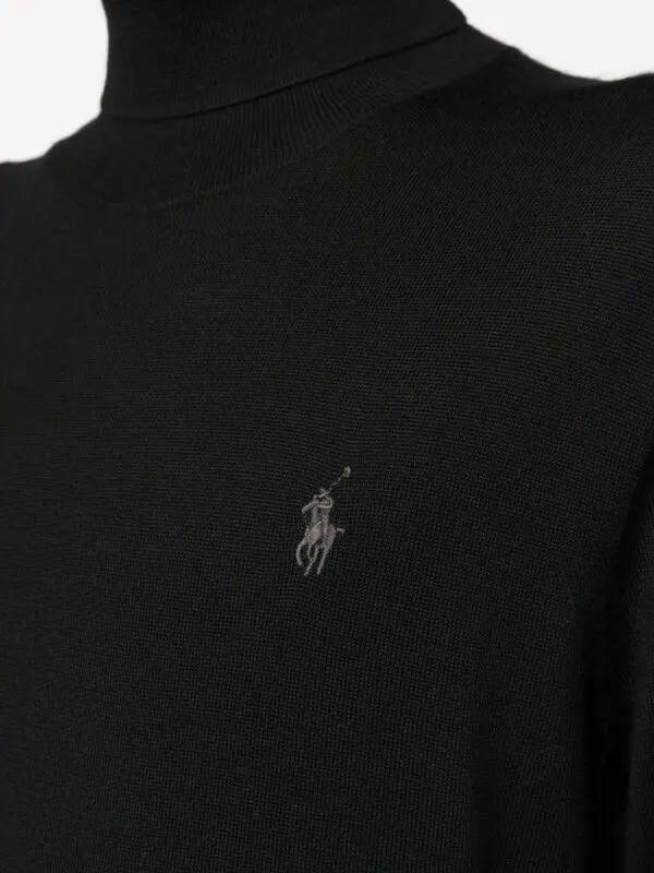 Polo Ralph Lauren Polo Pony Motif Jumper - Black
