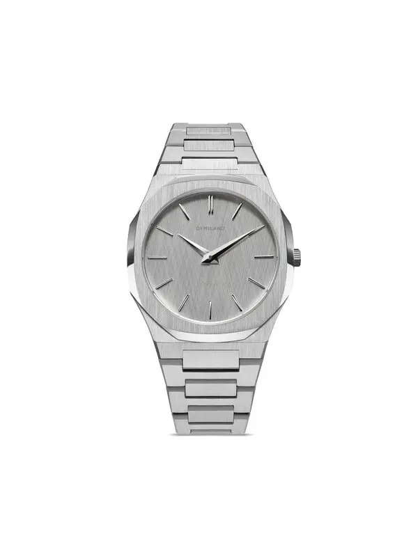 D1 MILANO Ultra Thin 40mm Watch - Silver