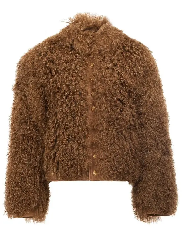 TAKAHIROMIYASHITA THESOLOIST. Furry Bomber Jacket - Brown