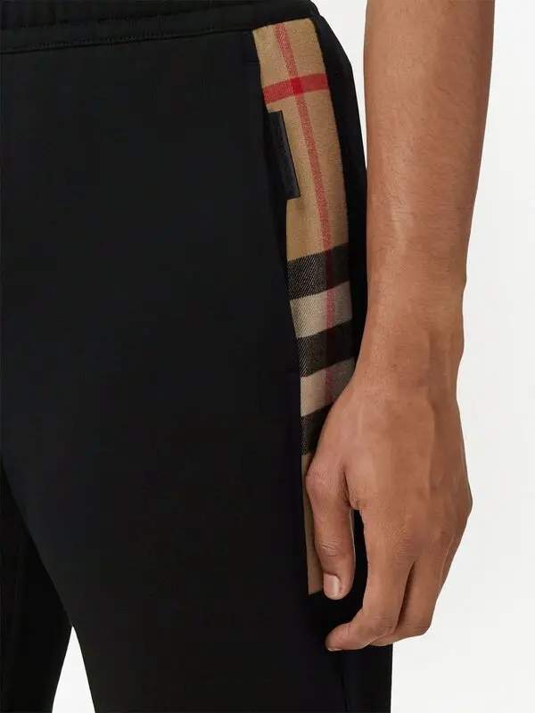 Burberry Check-panelled Track Pants
