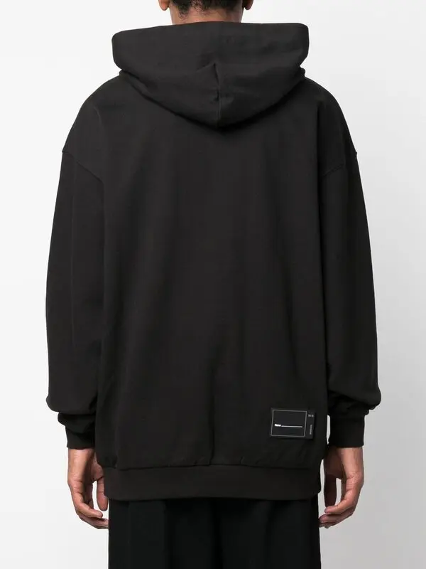 We11Done Logo-print Hoodie - Black