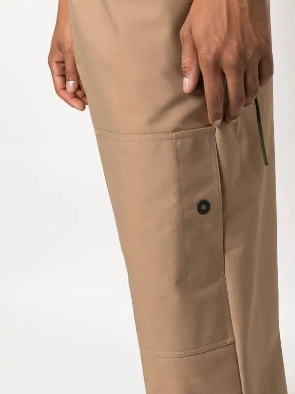 Off-White Logo-embossed Wide-leg Trousers