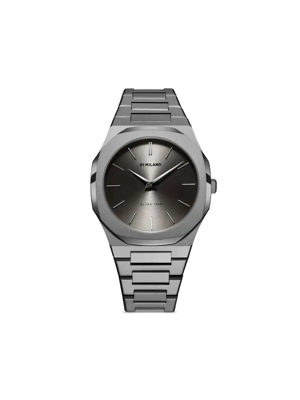 D1 MILANO Ultra Thin 40mm Watch - Grey