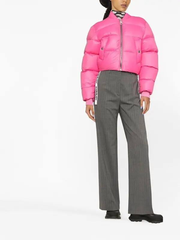 Khrisjoy Cropped Puffer Jacket - Pink
