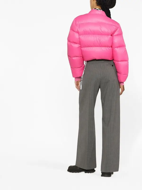 Khrisjoy Cropped Puffer Jacket - Pink