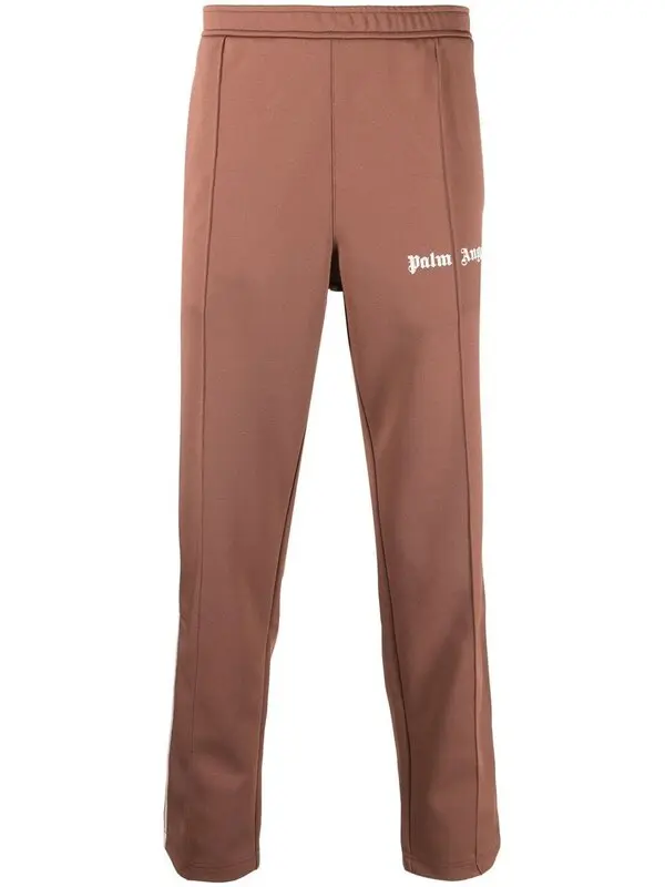 Palm Angels Side-stripe Track Pants - Brown