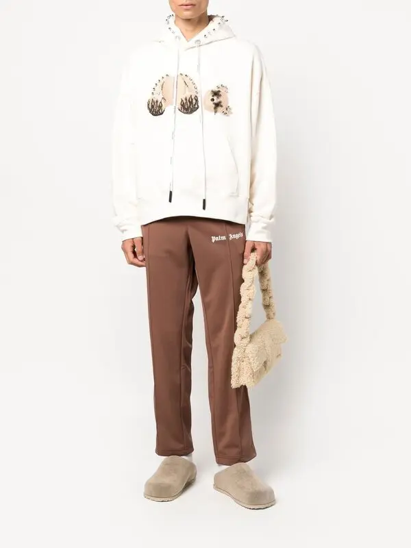 Palm Angels Side-stripe Track Pants - Brown