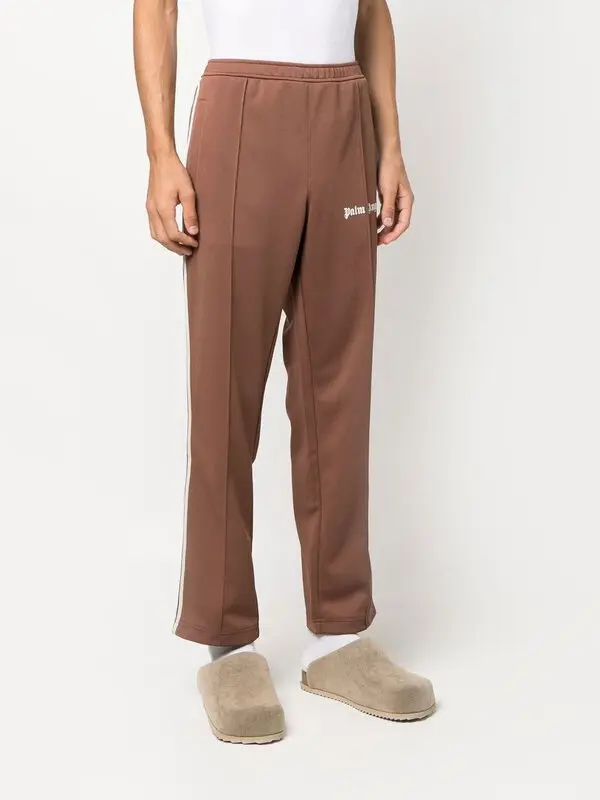 Palm Angels Side-stripe Track Pants - Brown