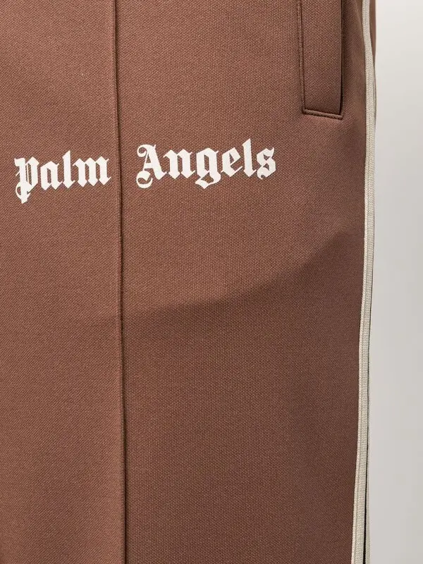 Palm Angels Side-stripe Track Pants - Brown