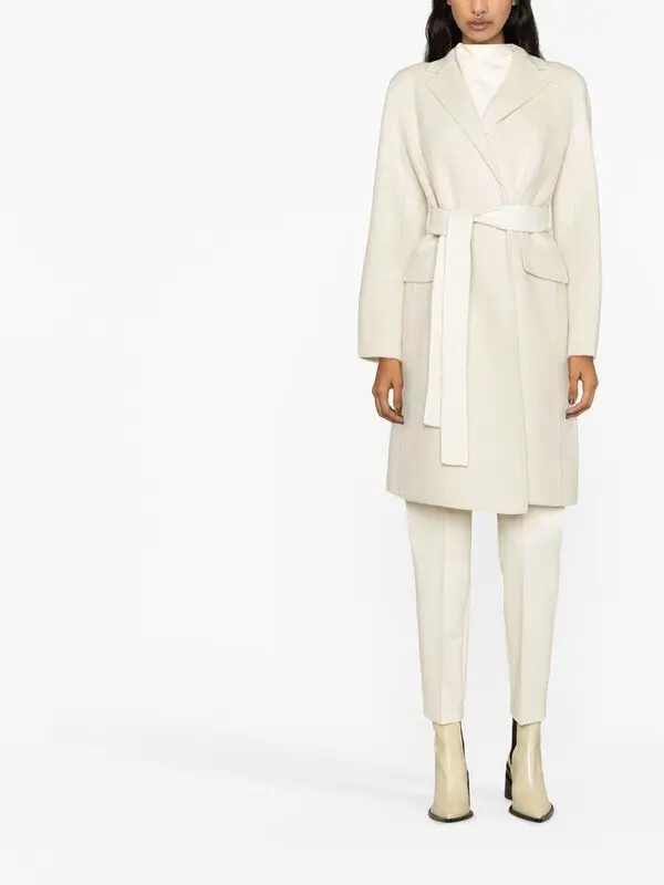Theory Belted Wool Coat