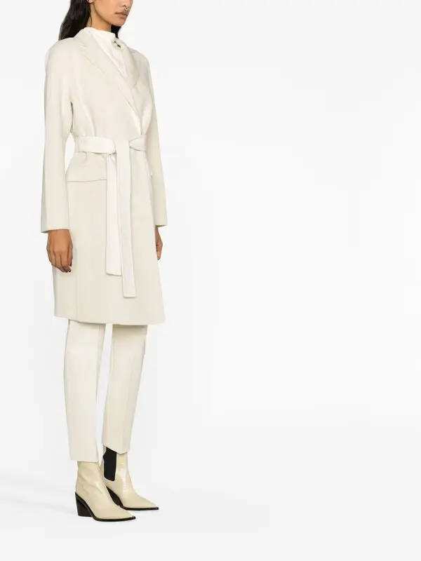 Theory Belted Wool Coat