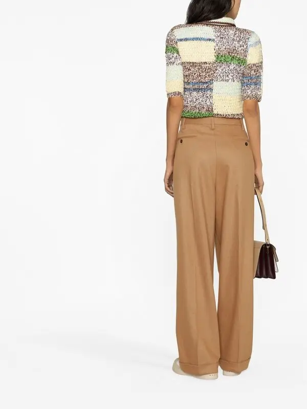 Marni High-waisted Wide-leg Trousers