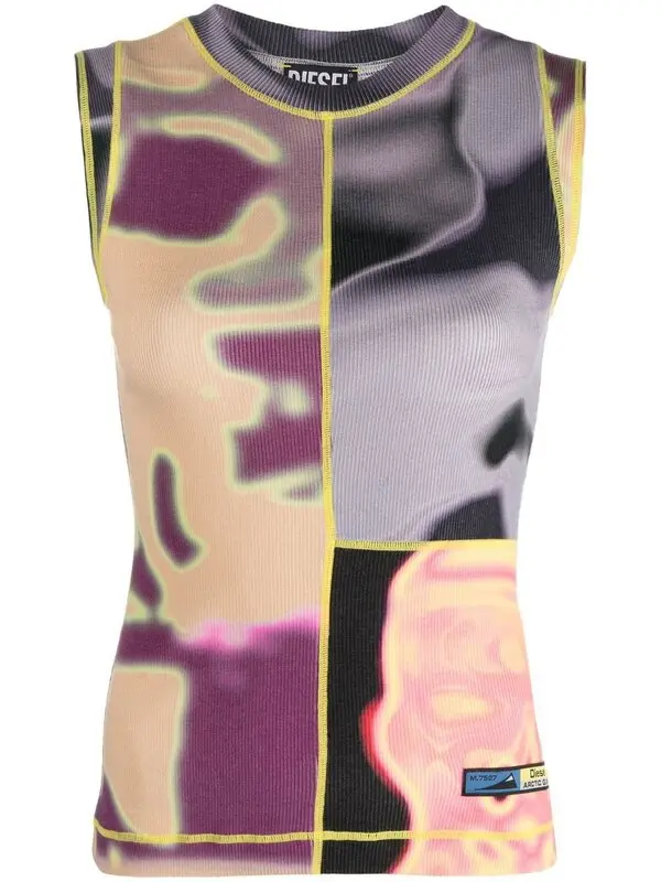 DIESEL® Graphic-print Tank Top