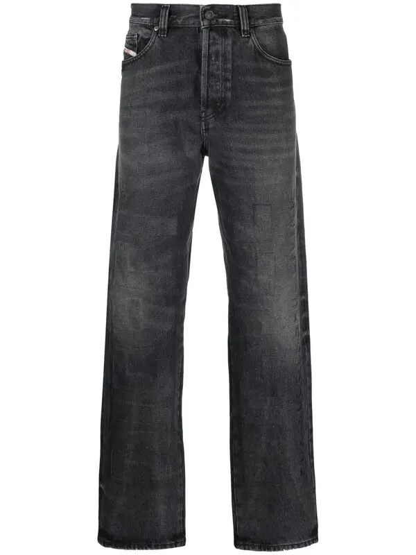 DIESEL® 2010 D-macs 007j5 Straight-leg Jeans - Black