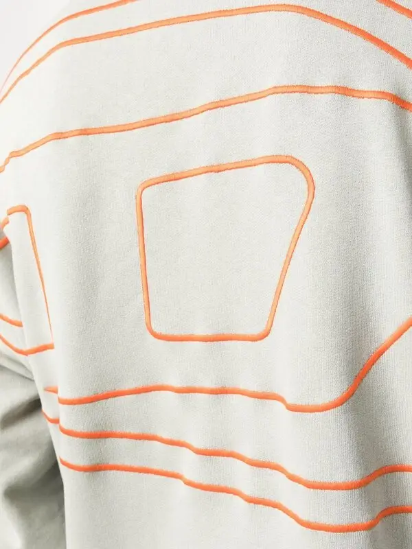 DIESEL® Cotton Logo Hoodie - Grey