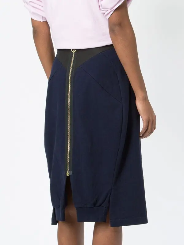 AGANOVICH Fitted High-waist Skirt