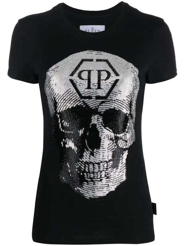 Philipp Plein Skull Print T-shirt - Black