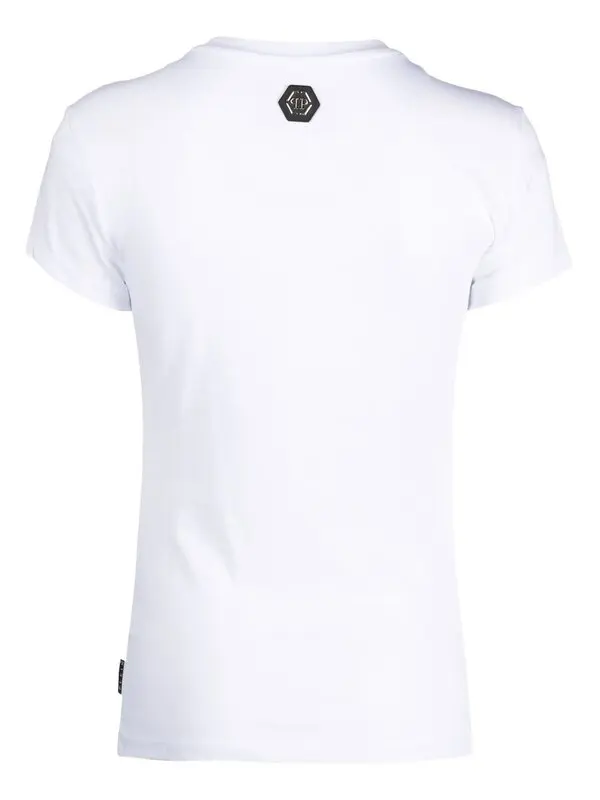 Philipp Plein Skull Print T-shirt - White