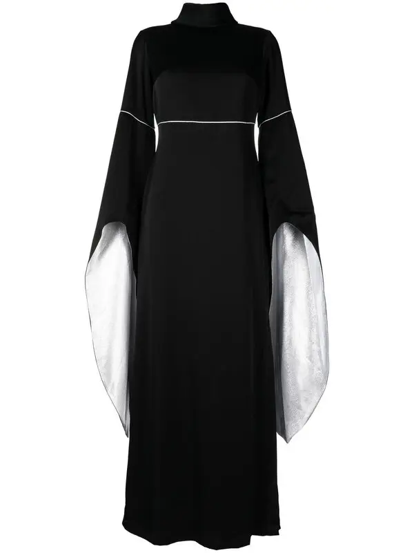 BARUNI Elizabeth Cape-design Maxi Dress