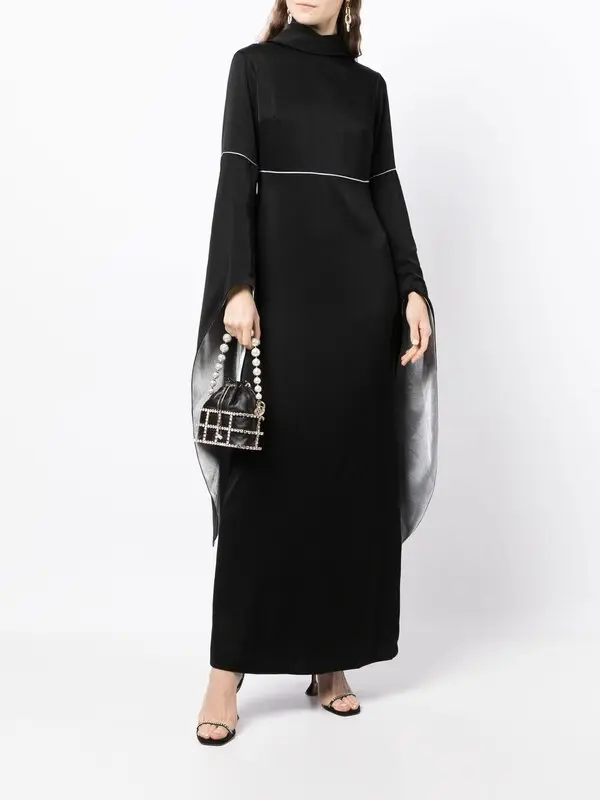 BARUNI Elizabeth Cape-design Maxi Dress