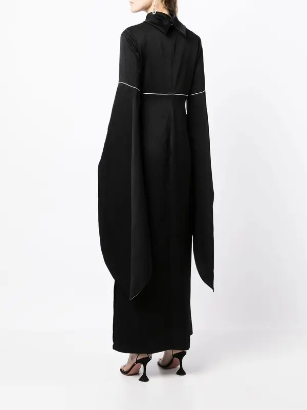 BARUNI Elizabeth Cape-design Maxi Dress