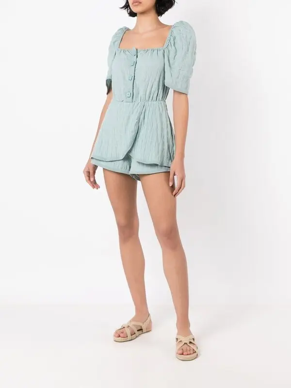 CLUBE BOSSA Folina Square-neck Playsuit